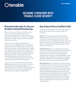Solution Overview: Securing Terraform with Tenable Cloud Security | Tenable®