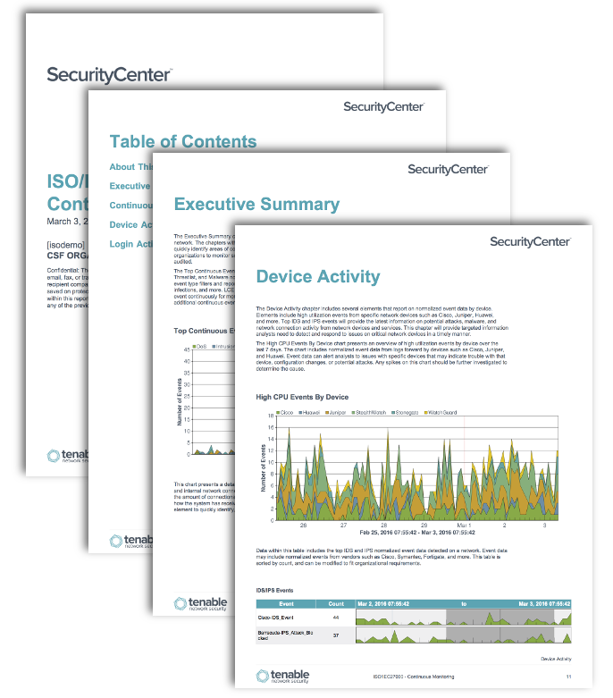 ISO/IEC27000: Continuous Monitoring - SC Report Template | Tenable® ISO/IEC27000: Continuous Monitoring - SC Report Template | Tenable®