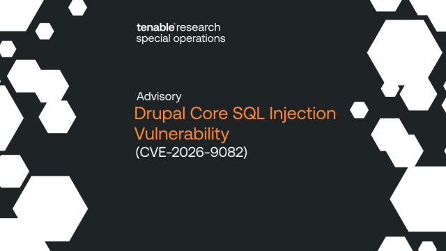 CVE-2026-9082: Critical Drupal Core SQL Injection Vulnerability | Tenable®