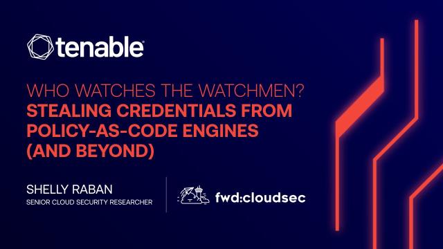 Tenable Research to Discuss Cloud Security Attack Techniques and Detection Strategies at fwd ...