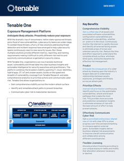 Data Sheet: Tenable One | Tenable®
