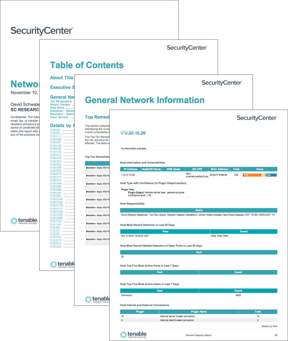 Network Mapping Report - SC Report Template | Tenable® Network Mapping Report - SC Report Template | Tenable®