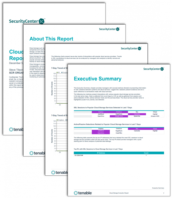 Tenable.sc Report Templates | Tenable®